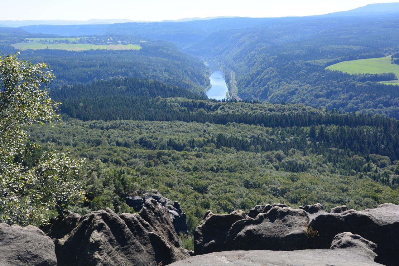 Rundtour von Schmilka auf den Großen Winterberg (Sächsische Schweiz ...