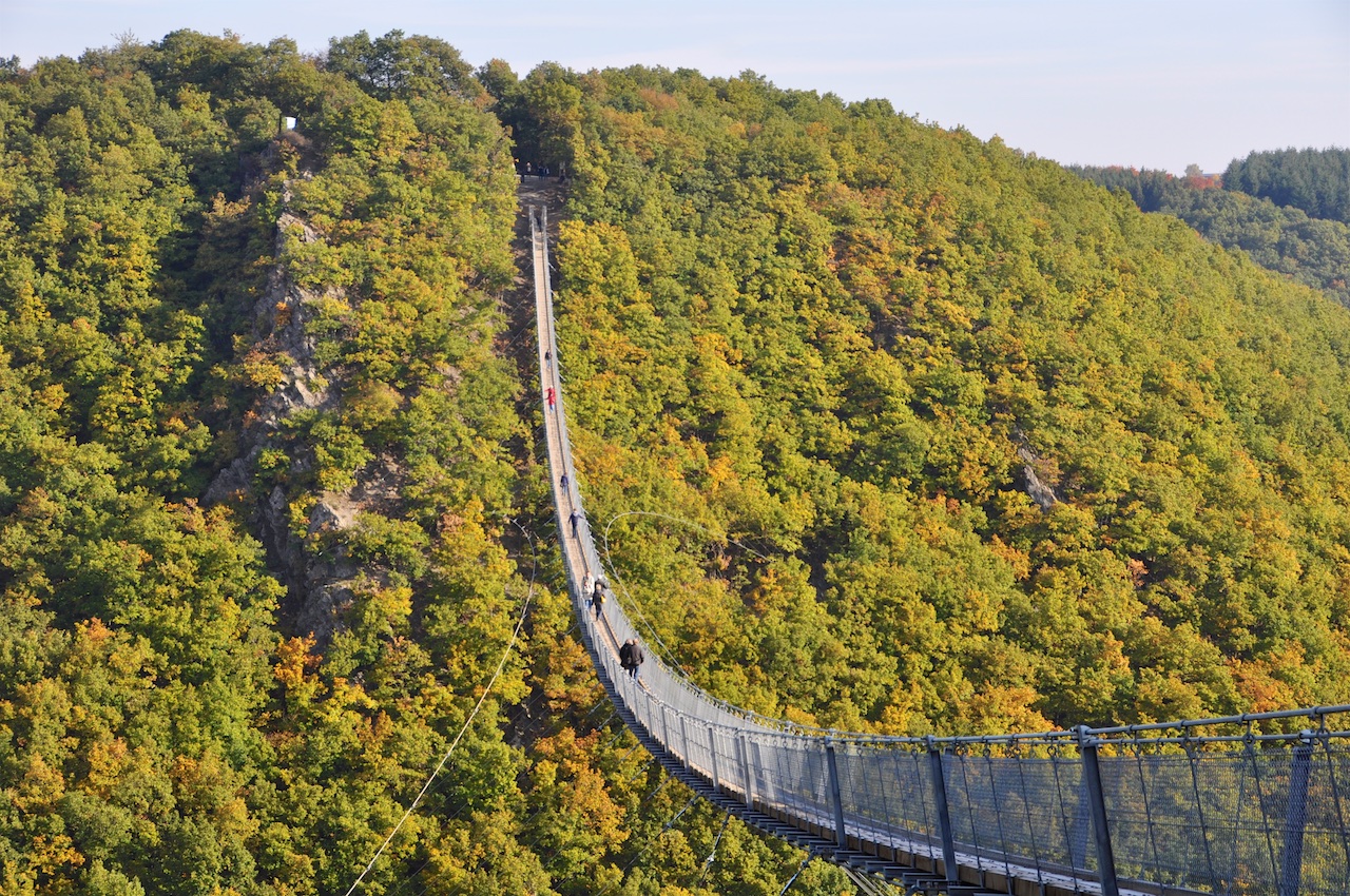 Saar-Hunsrück-Steig Etappe 20 Geierlay-Hängeseilbrücke - Kastellaun ...