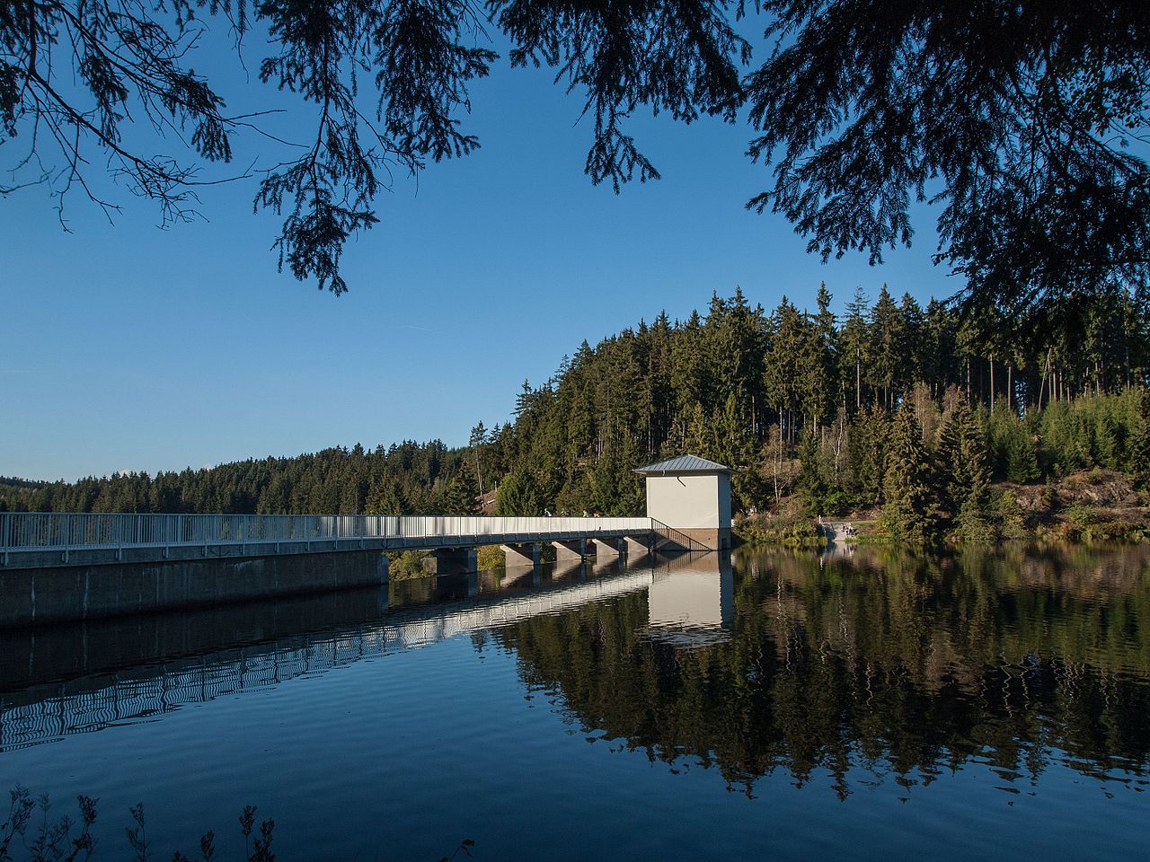 Hasselvorsperre an der Rappbodetalsperre | GPS Wanderatlas