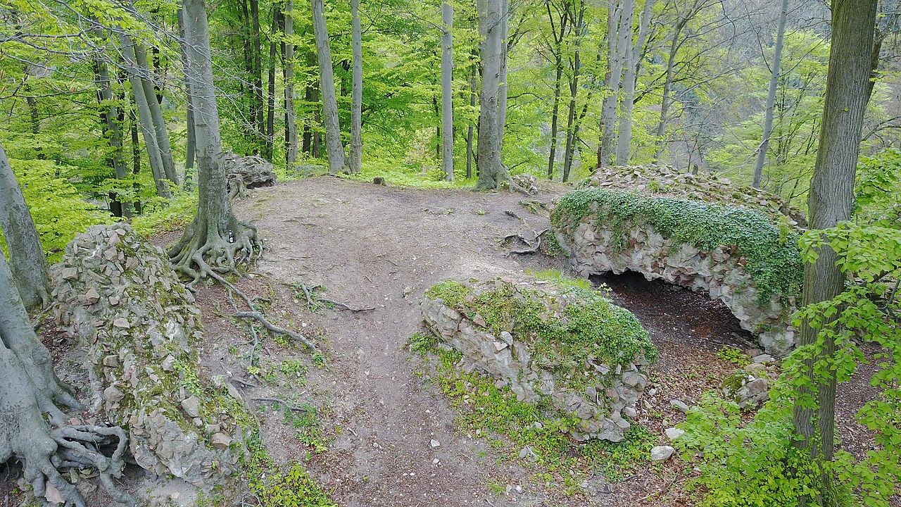 Hirschburg, Schanzenköpfle und Steinerne Kanzel (bei Leutershausen ...