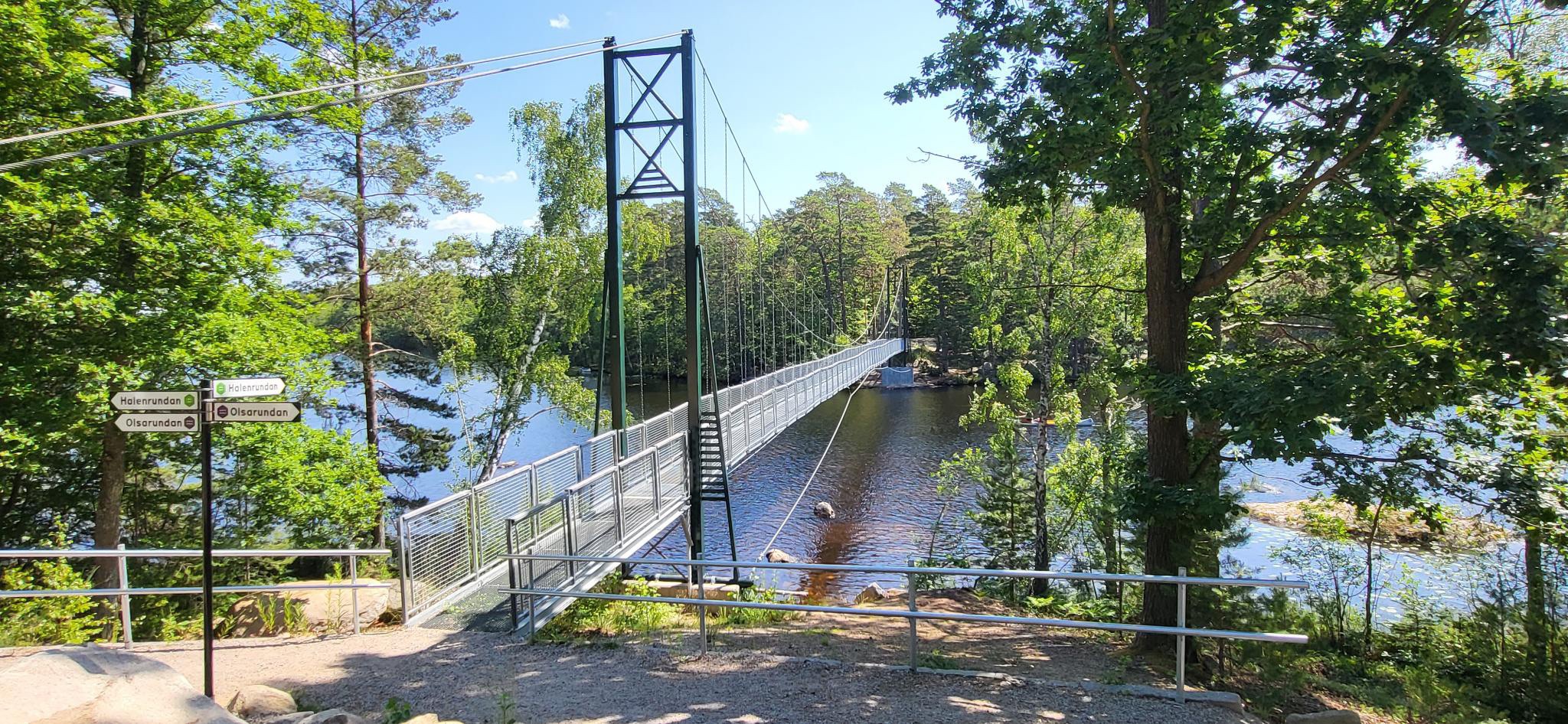 Halenrundan: Rundtour über die Fricka-Brücke am Halen | GPS Wanderatlas