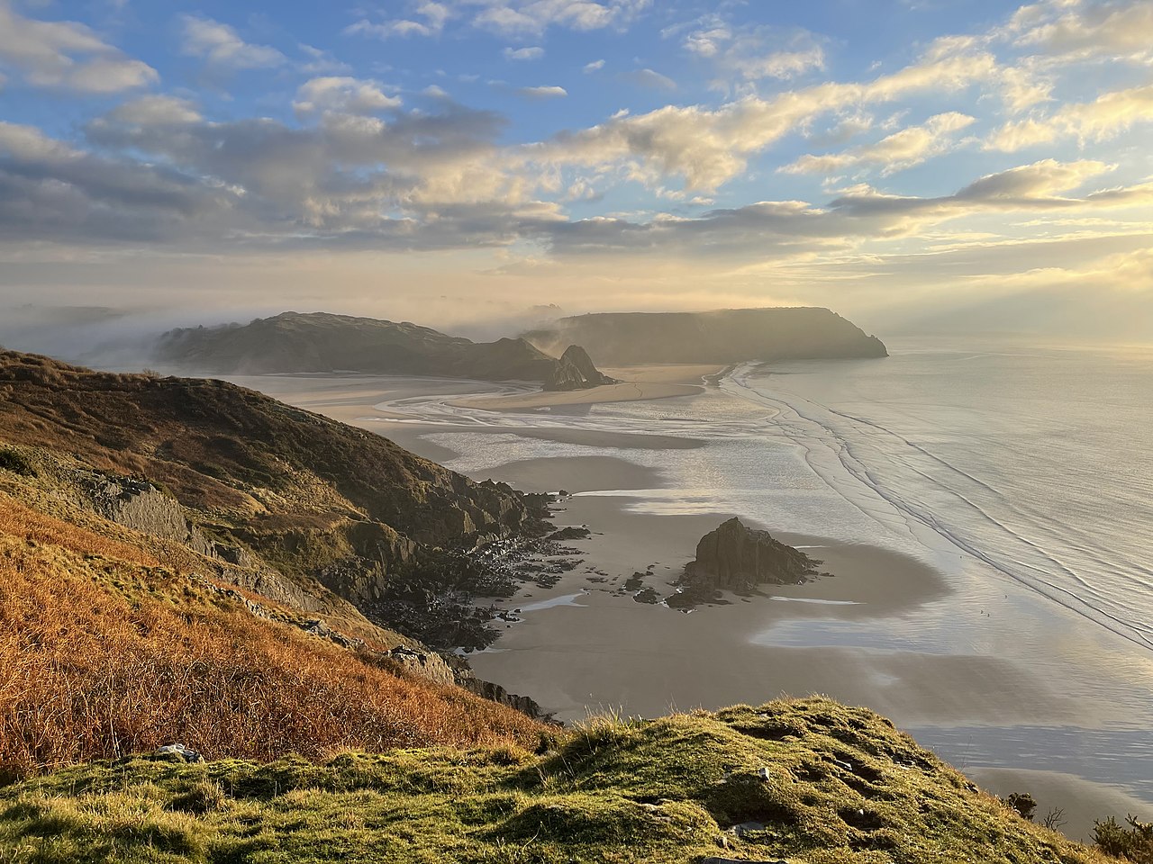 Wanderung an der Three Cliffs Bay | GPS Wanderatlas