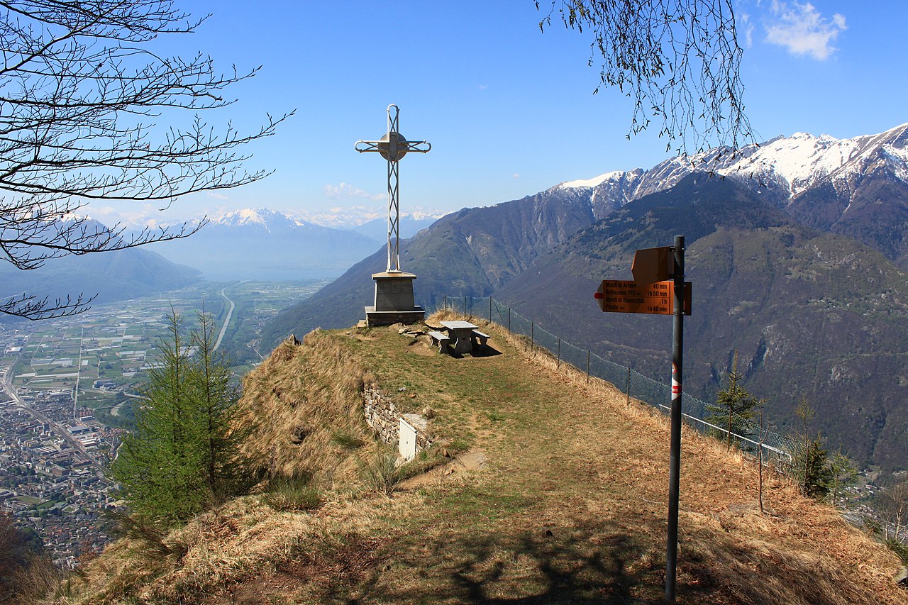 Wanderung zum Motto della Croce (Bellinzona) | GPS Wanderatlas